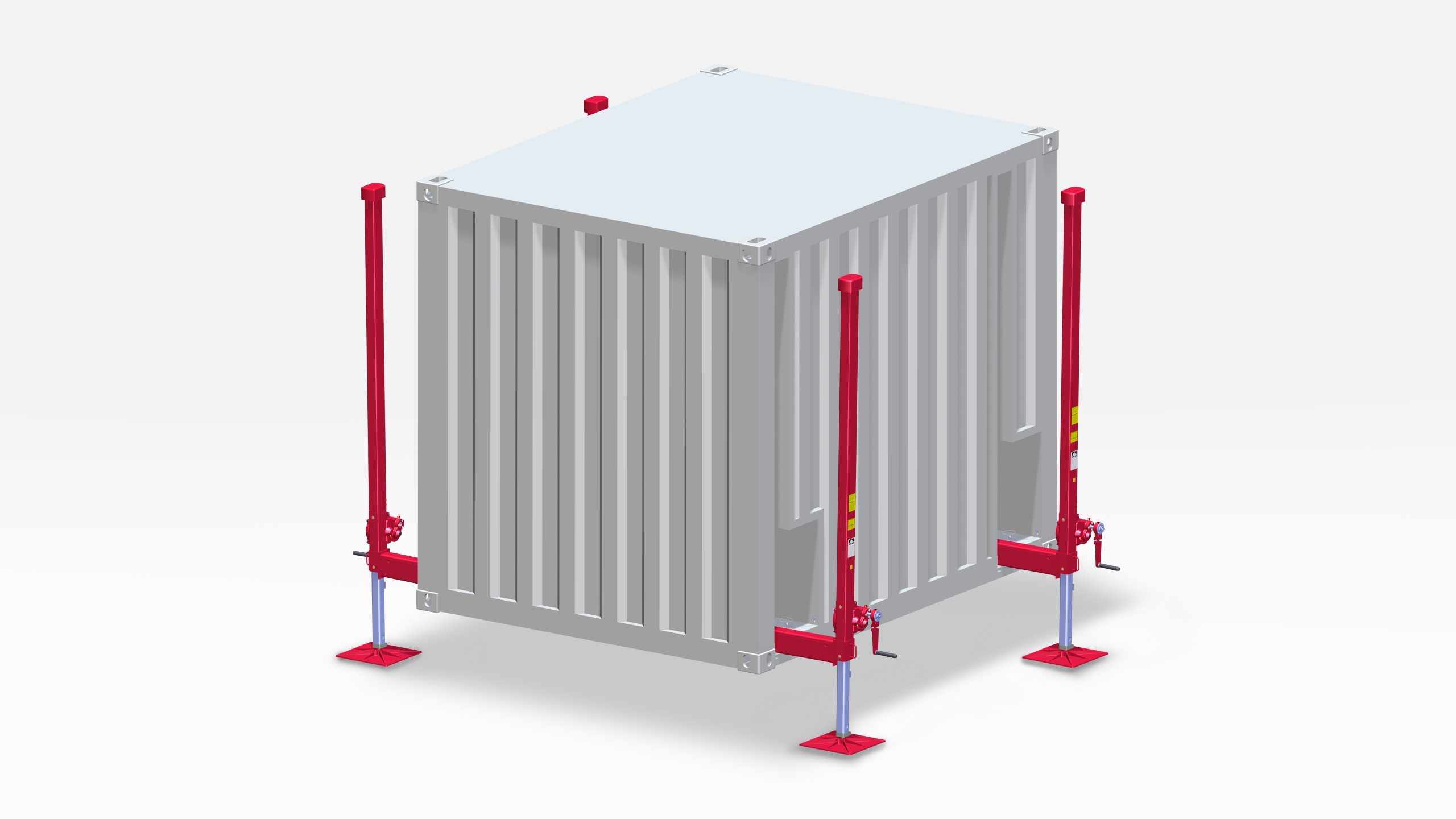 Hebevorrichtung für Container - haacon hebetechnik gmbh